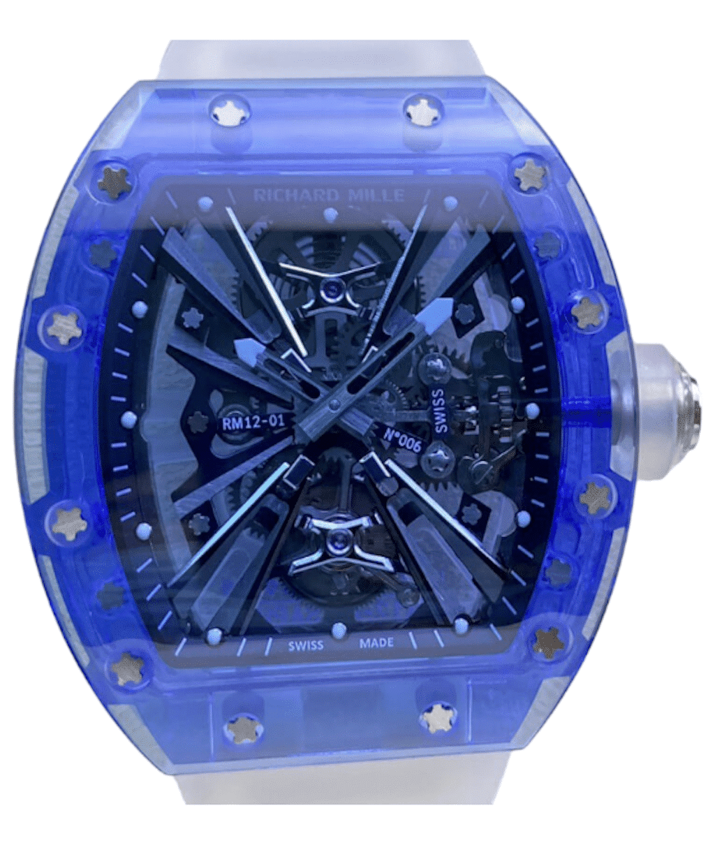Replica RM12-01 Tourbillon Sapphire Clear Version - Replica Richard Mille